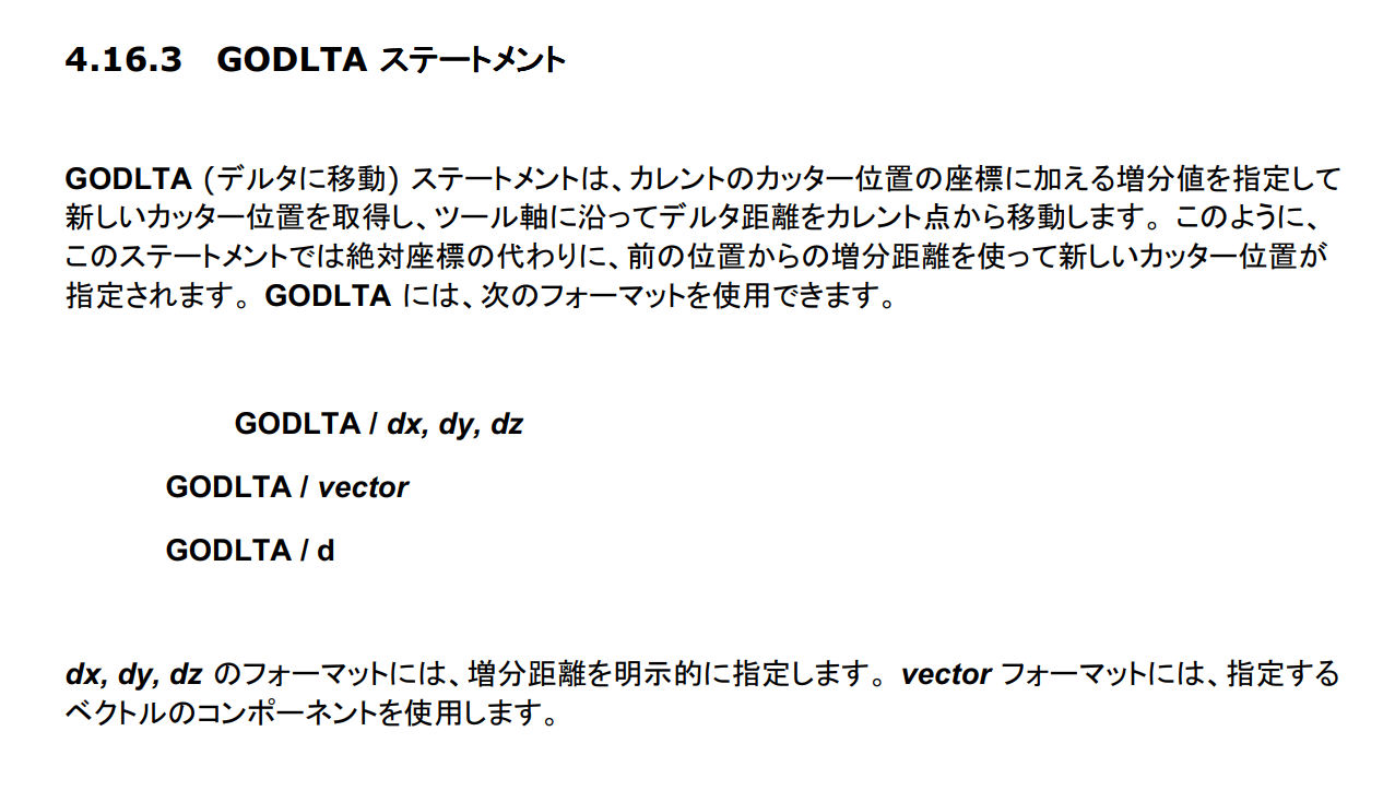 GPOST 現在の位置を取得する。 | CAD/CAM Operators Memo